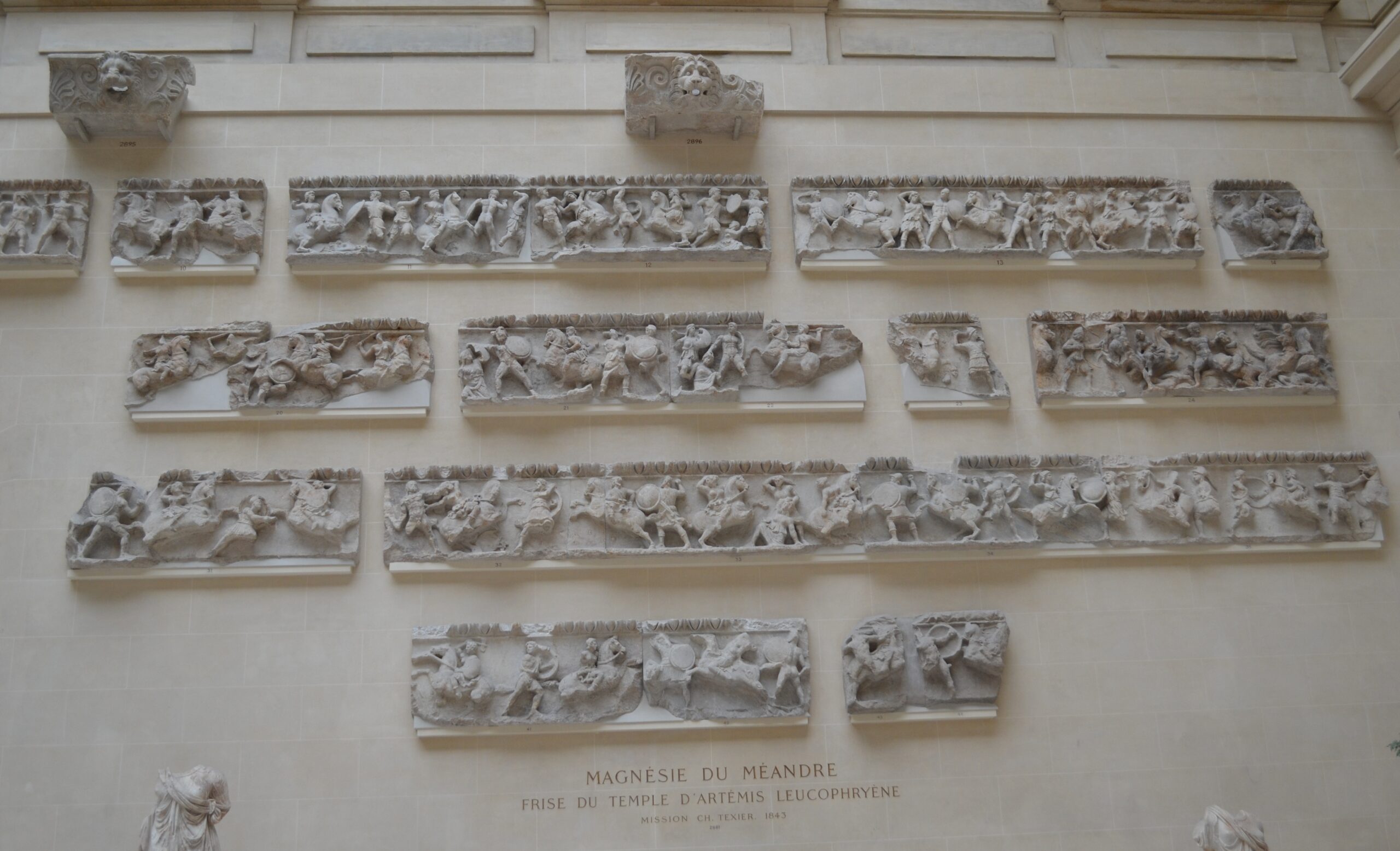 Friezes taken to the Louvre Museum by Texier in 1843 • Cultural Inventory