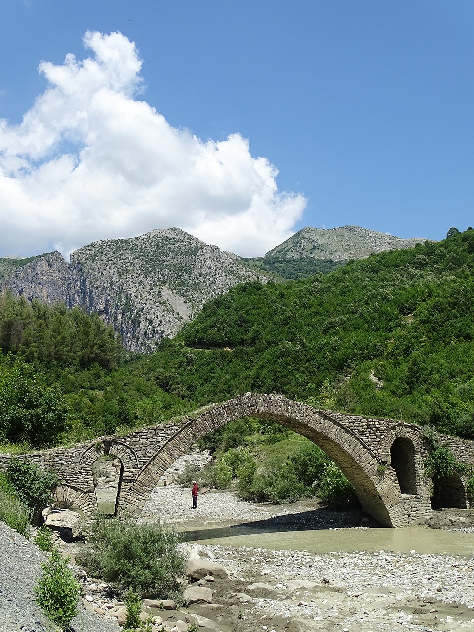 Kasım Ağa Köprüsü, Çorovoda • Konumu, Fotoğrafları ve Hakkındaki ...