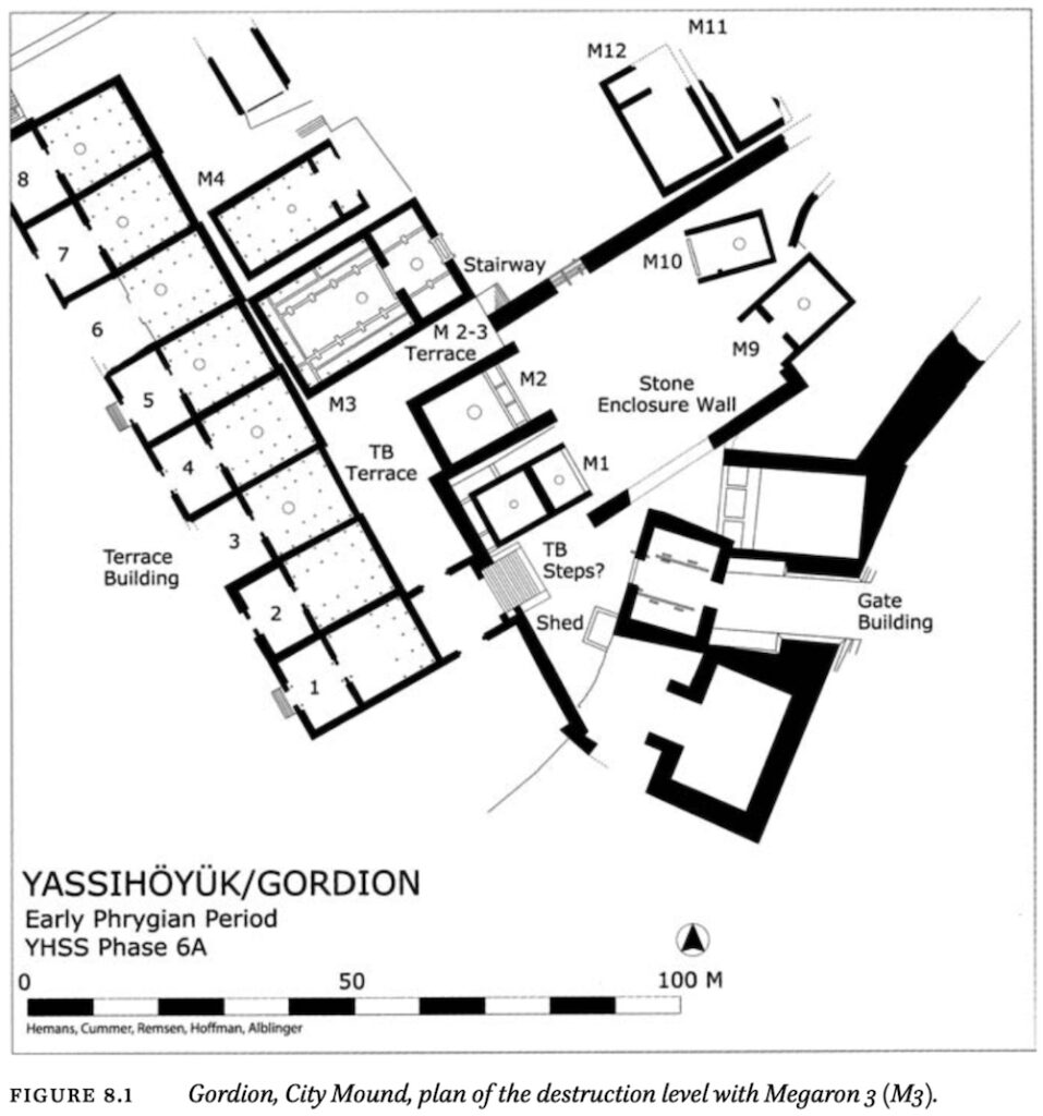 Gordion Kent Planı ve Megaron 2 • Kültür Envanteri