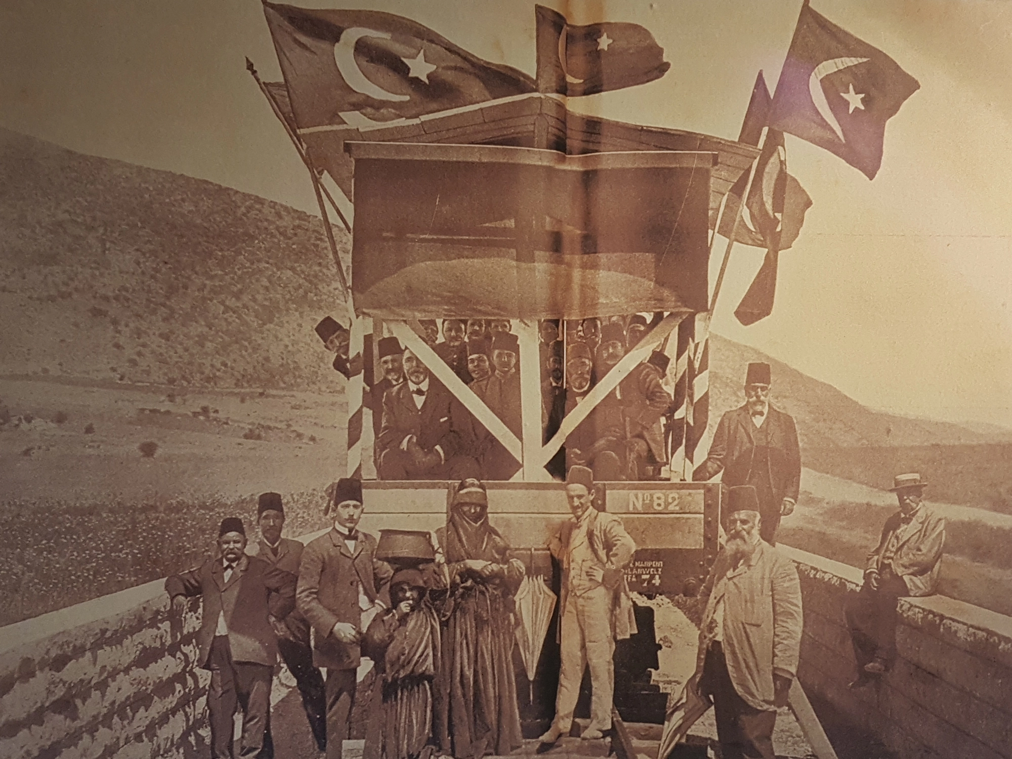 holy-rail-photos-train-people-flags • Cultural Inventory