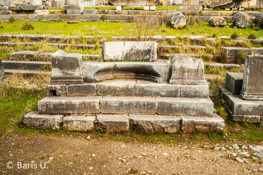 Priene Sacred Stoa Exedra Example - Barış Ülker - 2024 • Culture Inventory